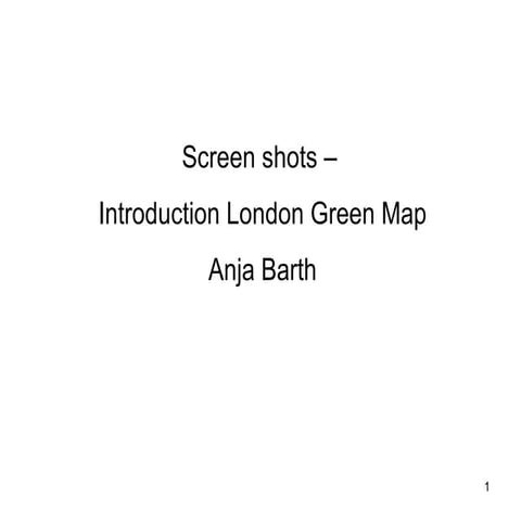 Green_Map | PPT | Geography | Science