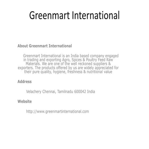 Greenmart | PPT