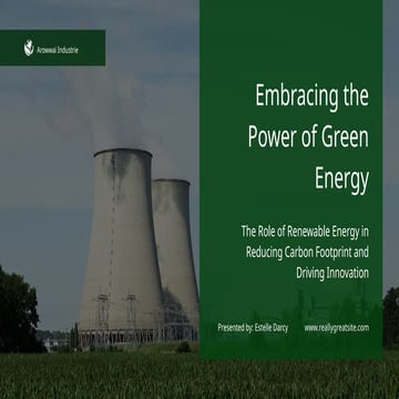 Green Minimalist Green Energy Presentation.pptx