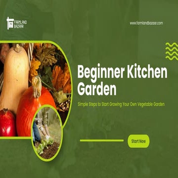Beginner Kitchen Garden: Simple Steps to Start Growing Your Own Vegetables | PDF