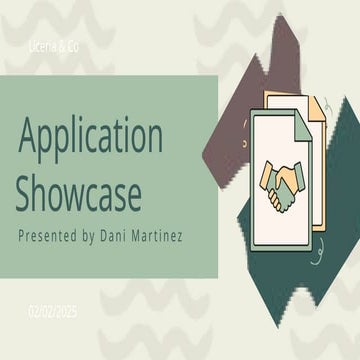 Green Neutral Flat Application Showcase Presentation.pptx
