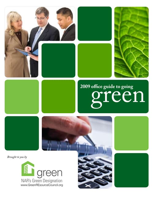 Ways to go green at office | PDF