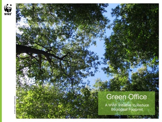 Ways to go green at office | PDF