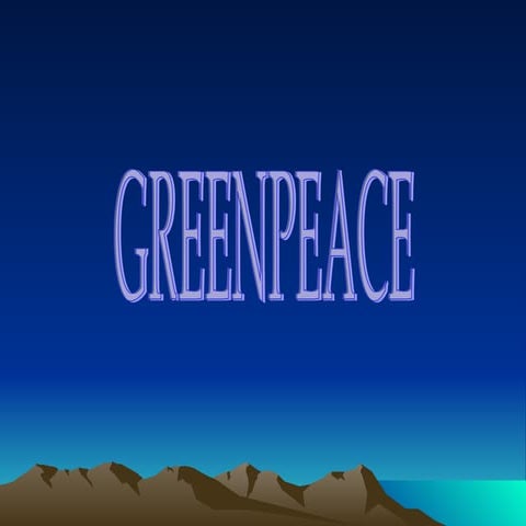 Greenpeace International | PPT
