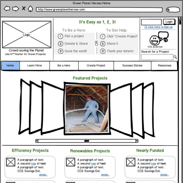 GPH UX Mockup Balsamiq | PDF