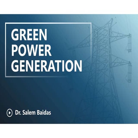 Green Power Generation | PDF