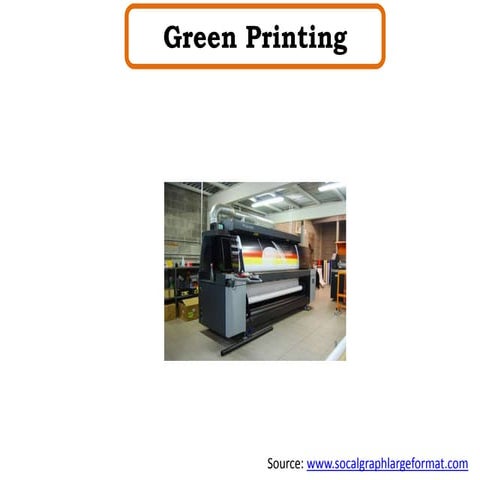 Green Printing | PPTX