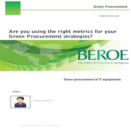 Green procurement for IT Devices | PDF