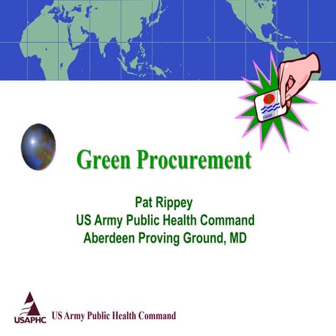 Green Procurement Awareness Training | PDF