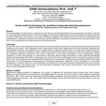 Green SAB Technology | PDF