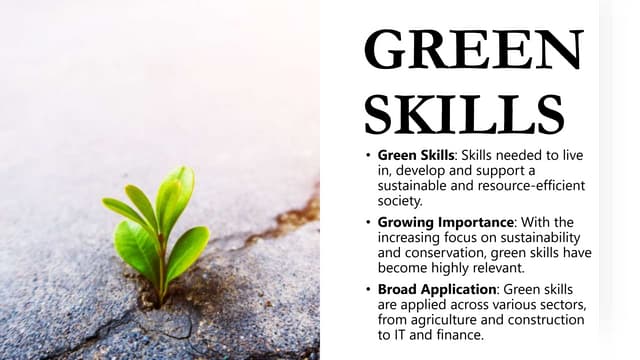 green skills | PPTX