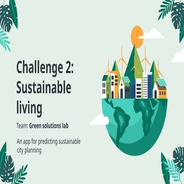 Green solutions lab - Sustainable living.pptx