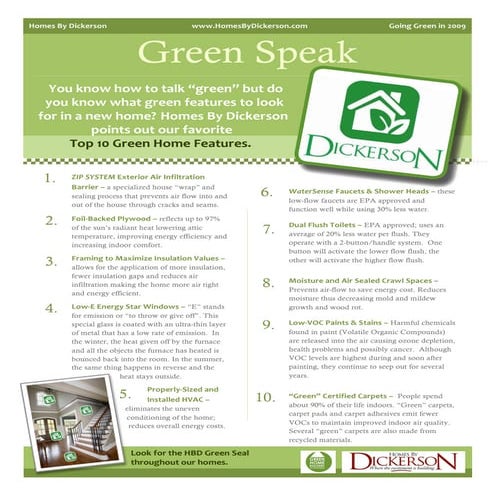 Green speak hbd flier | PDF