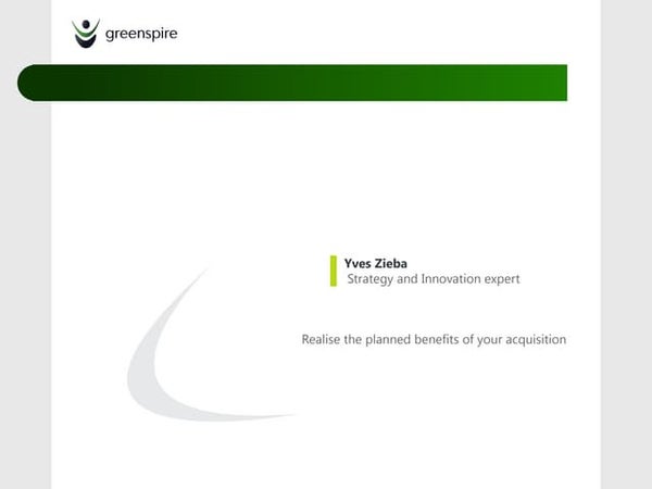 Webinar: Key Aspects for Maximizing Synergies Through Effective Post ... Webinar: Key Aspects for Maximizing Synergies Through Effective Post ...