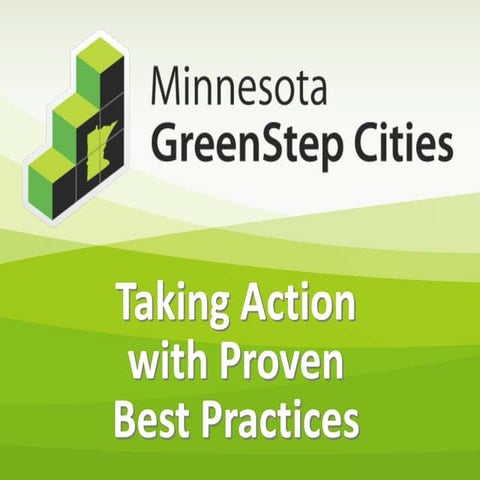 Minnesota GreenStep Cities Overview | PDF