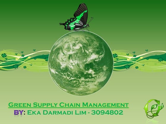 Sustainable Supply Chain Managment Presentation | PPT
