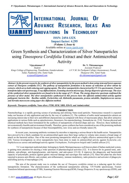 Silver Nanoparticles synthesis from leaf extract.pptx