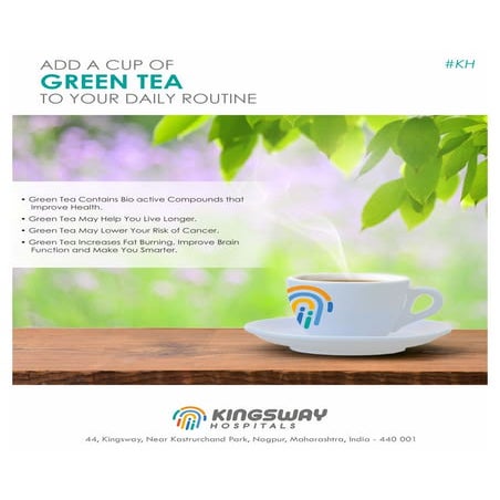 Add a cup of green tea to your daily routine. | PDF