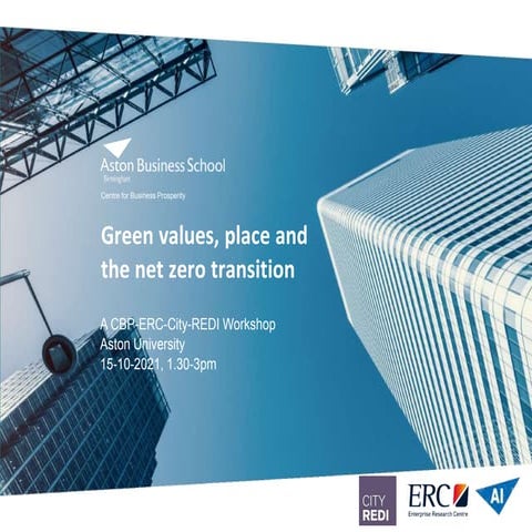 Green values workshop 15 10-2021 | PPTX