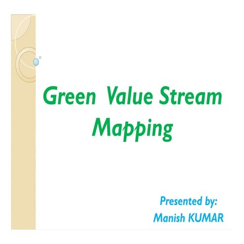 Green Value Stream Mapping | PDF