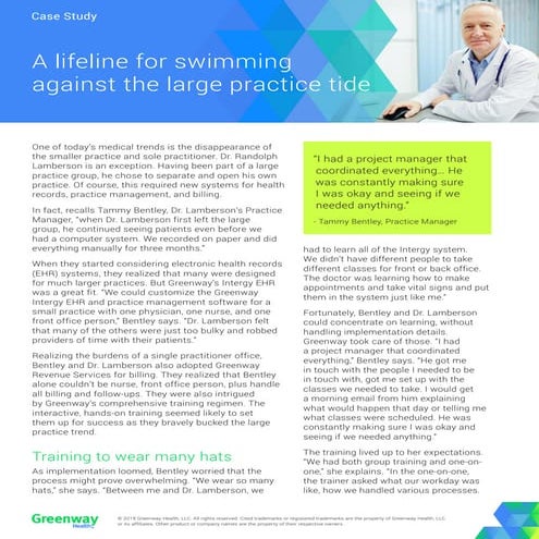 Greenway Health HealthLinc Case Study | PDF