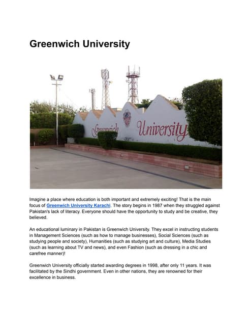 SIMT University Karachi | PDF