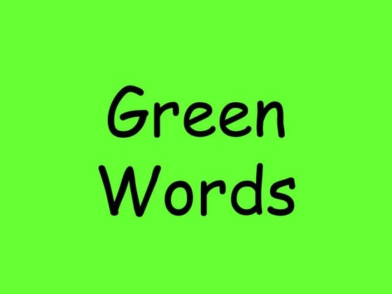Word List 2 | PPT
