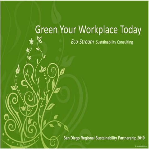 Green Your Workplace Today | PDF