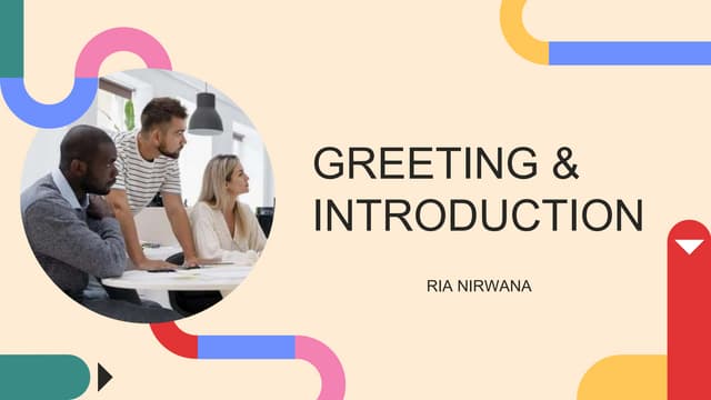 Greeting and Introduction | PPTX
