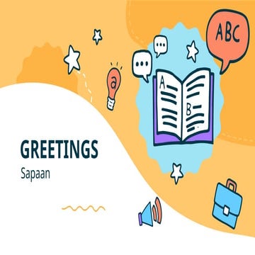 Presentasi Pembelajaran Greeting SMP Kelas 7 | PPTX