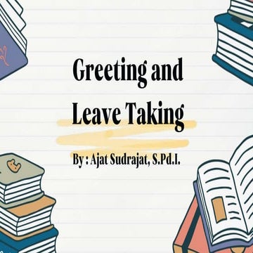 Greeting and leave taking materi bahasa inggris.pptx