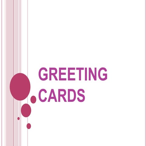 Greeting cards english | PPT