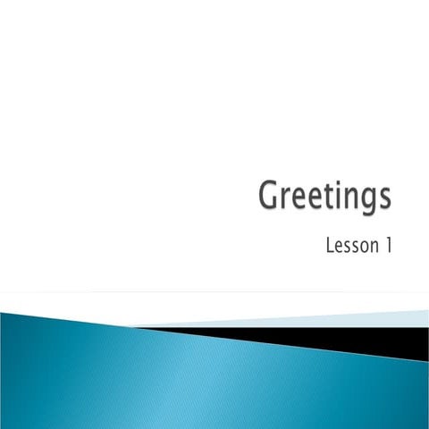 Greetings | PPT