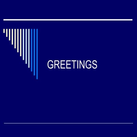 Greetings | PPT