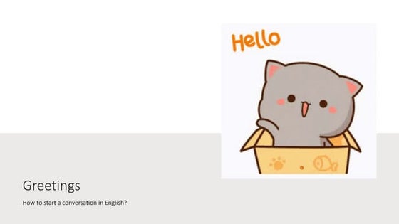 Greeting and Introduction | PPT