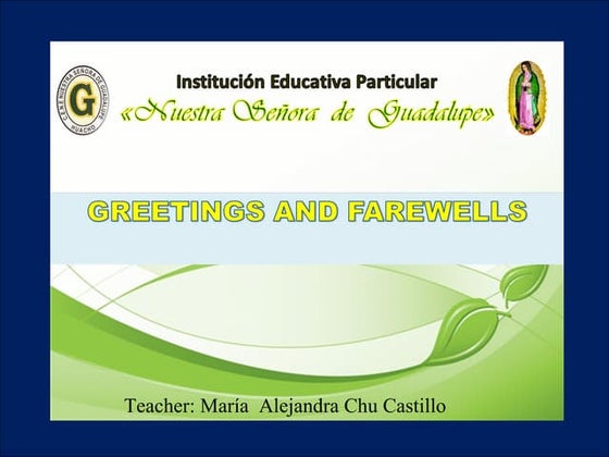 Greetings and farewells | PPT | Graduation | Personal Celebrations ...
