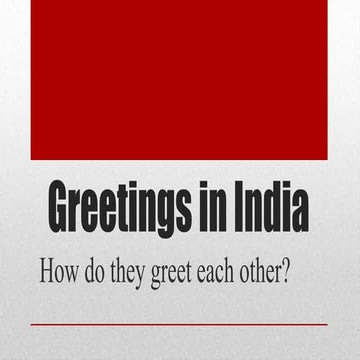 Greetings in India.pptx