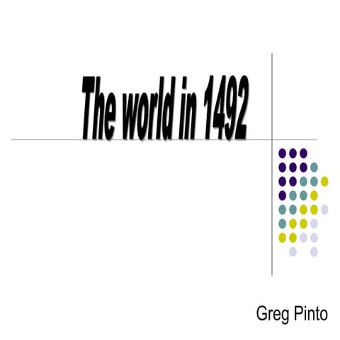 The World in 1492 | PPTX