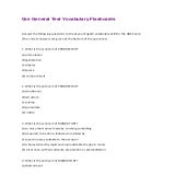 Gre General Test Vocabulary Flashcards | PDF | Standardized Testing ...