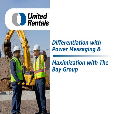 United Rentals - Differentiation With Corporate Visions and ...