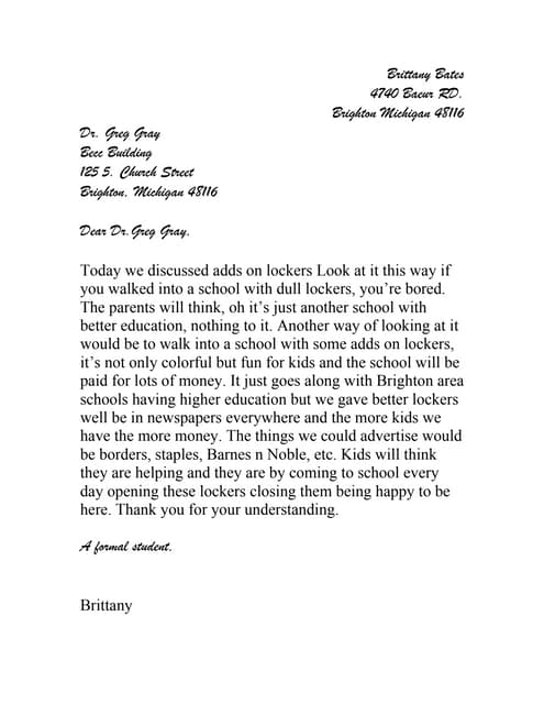 Dear superintendent dr | PDF