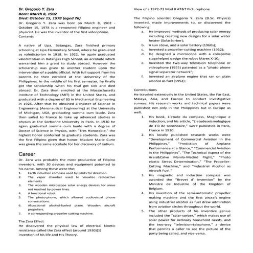 Gregorio y. zara | DOCX