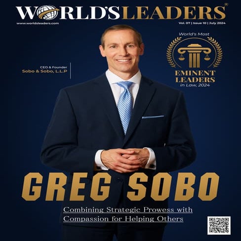 Greg Sobo: Combining Strategic Prowess with Compassion for Helping ...