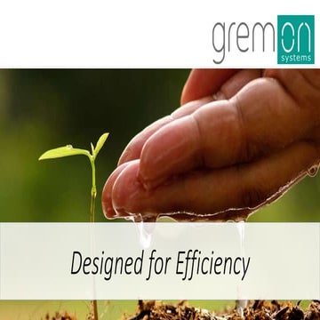 Designed for Efficiency. Gremon. Ispemar | PPTX