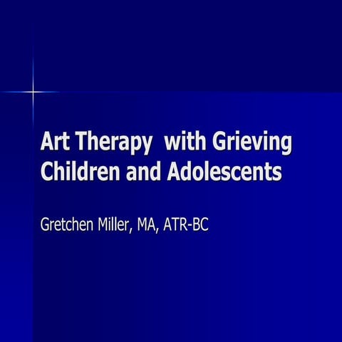 Art Therapy with Grieving Children and Adolescents | PDF