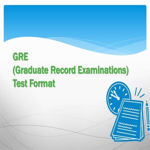 Gre test format | PPT