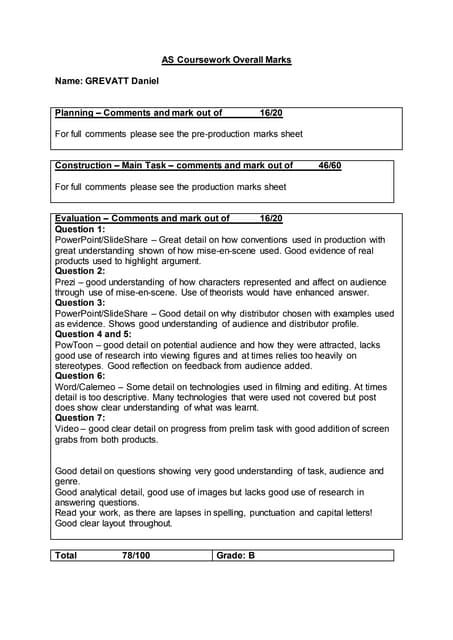 Overall feedback | PDF