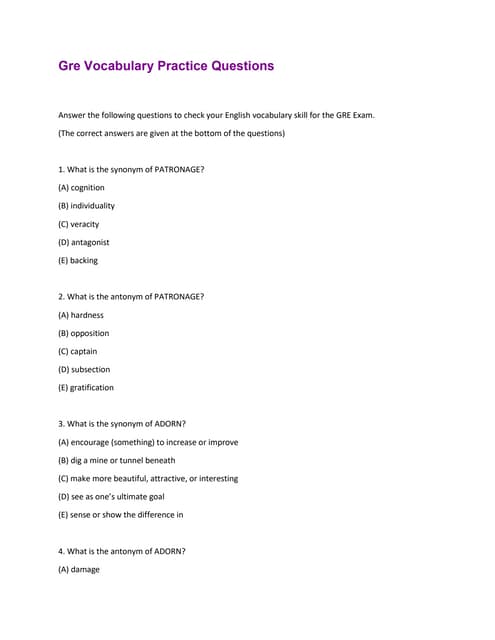 500 Advanced Words Gre Vocabulary Flashcards | PDF | Style & Fashion