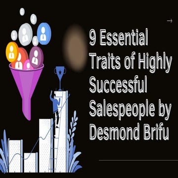 Qualities Of A Salesperson | PDF