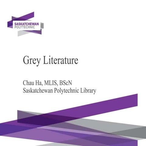 Grey Literature | PPTX